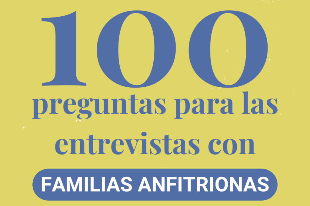 100 preguntas para tu entrevista con las familias anfitrionas – Jansen ...